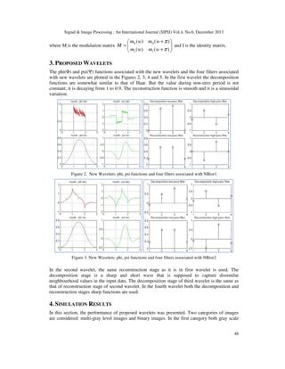Lossless Image Compression Using New Biorthogonal Wavelets Pdf