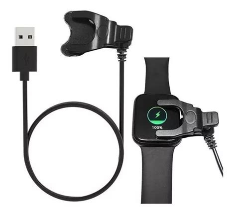 Cable De Carga Para Reloj Inteligente F8 F9 W34s X8 T500 Color Negro