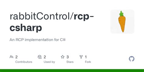 Github Rabbitcontrol Rcp Csharp An Rcp Implementation For C