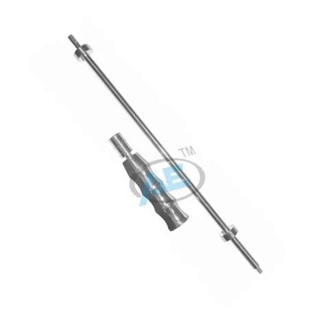Ae Steel Extractor With Handle For Bipolar Prosthesis For Hip Joint At