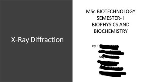 Solution X Ray Diffraction Studypool