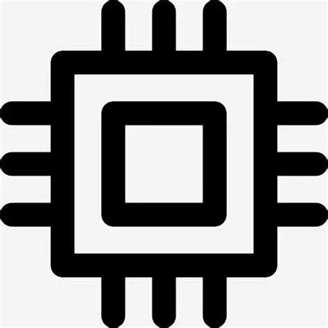 芯片图标 技术 芯片 计算机 电子技术 花瓣网