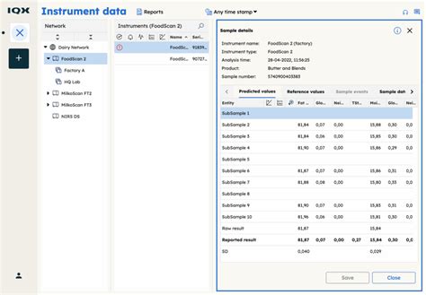 Foss Iqx™ How To Manage Instrument Data