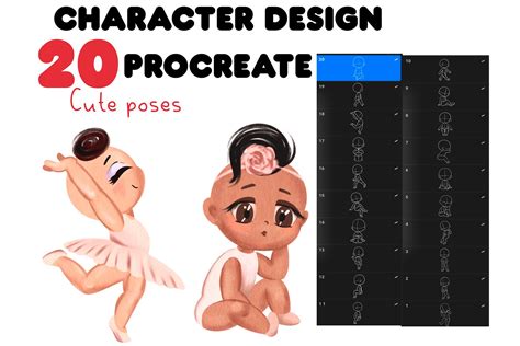 Character Design Procreate Brushes ~ Creative Market
