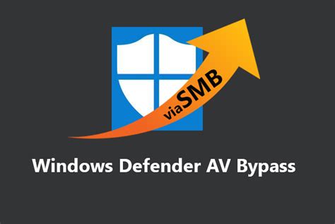Windows Defender Antivirus Bypass Allow Any Malware To Execute