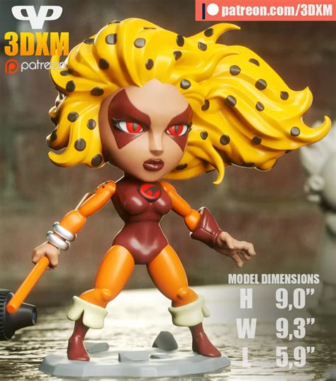 Cheetara Chibi 3d Print Model Download Free