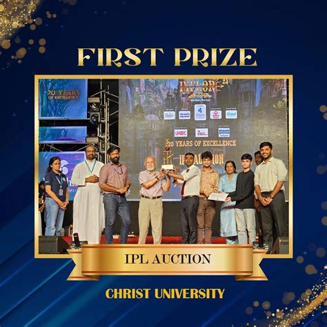 We Are Thrilled To Announce The Winners Of The Ipl Auction At 🌟 Infloré