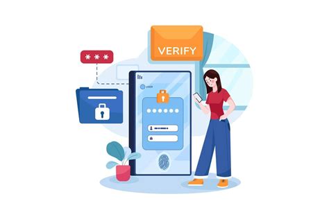 Password Protection Flat Illustrations Concept 8515682 Vector Art At