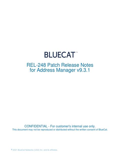Bluecat Networks Release Notes Pdf Domain Name System Computer File