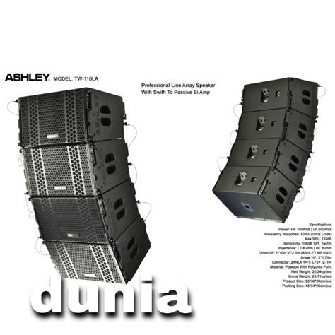 Jual Speaker Line Array Ashley Tw 110 La Original Passive Array Tw