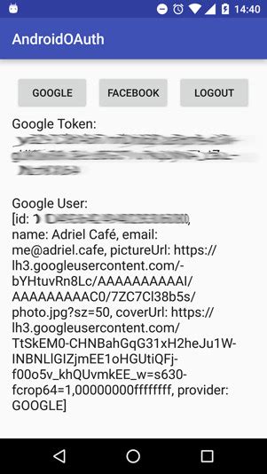 Github Adrielcafe Androidoauth A Simple Way To Authenticate With Google And Facebook Using