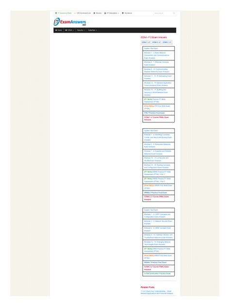 Itexamanswers Net Ccna 1 V7 Modules 4 7 Ethernet Concepts Exam Answers Html Pdf Computer
