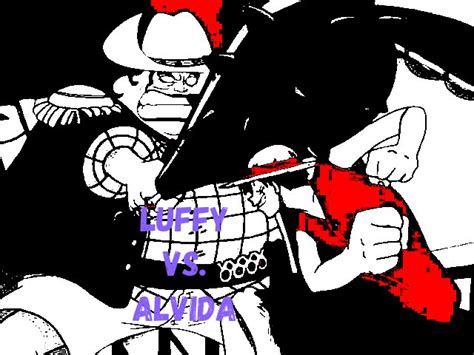 Luffy Vs Alvida By Kakarotuzumaki20 On Deviantart