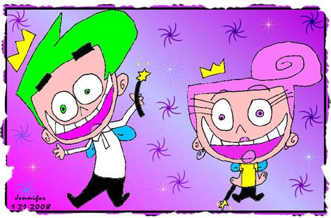 Cosmo And Wanda From Fairy Odd Parents By Shadowprincess Fanart Central