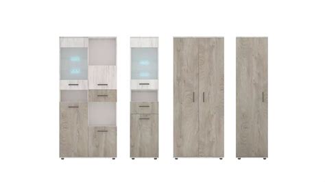 Модулна система Вива дъб бланко дъб норте ТК Мебел