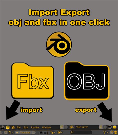 obj fbx import export addon for flippednormals