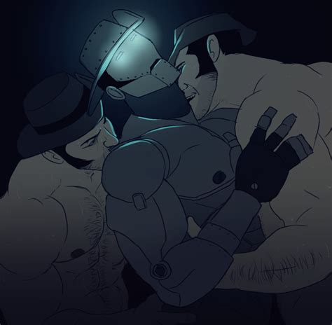 Rule 34 3boys Australian Bara Buff Glowing Eyes Hat Human Human On
