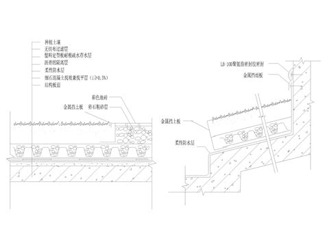 建筑防水工程技术规程 种植屋面节点 建筑节点详图 筑龙建筑设计论坛