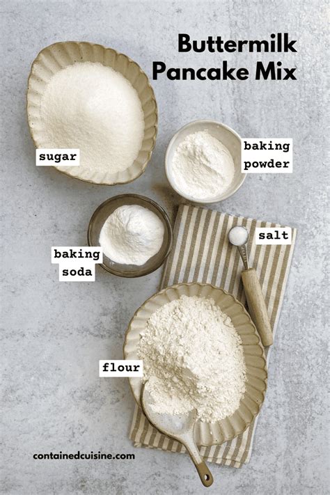 Fluffy Buttermilk Pancake Mix In A Jar Contained Cuisine