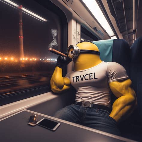 Truecel Minion Riding A Train Never Goon Minions Know Your Meme