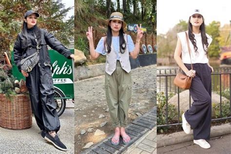Gaya Sandra Dewi Pakai Topi Keren Dan Berkelas