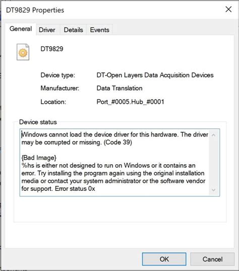 Cannot Load Data Translation USB Device Drivers On Windows Bit Enterprise When Secure