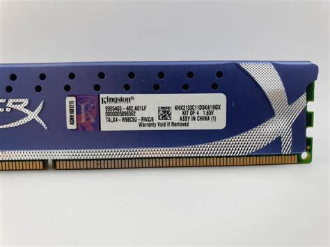 Оперативная память Kingston Hyperx Genesis Ddr3 4gb 2133mhz Pc3 17000 Khx2133c11d3k4 16gx Б У