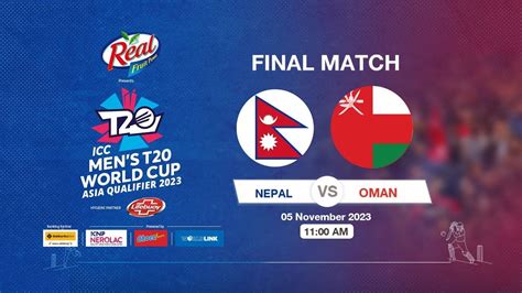 Nepal Vs Oman Icc Mens T20 World Cup Asia Qualifier Final Match