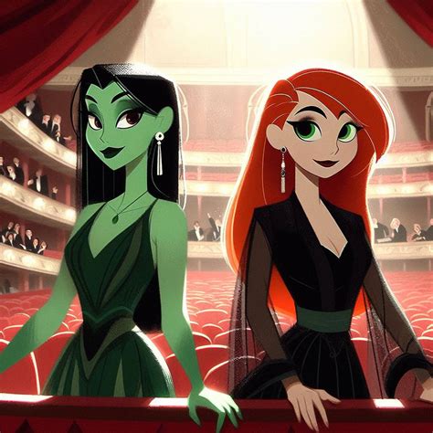Kim And Shego At The Opera By Freivolk On Deviantart