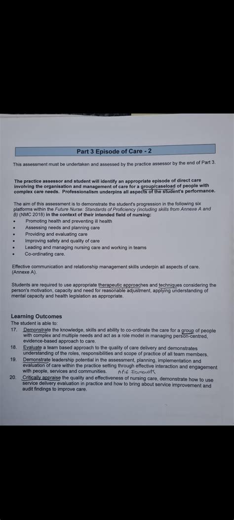 Final Student Reflection Advice Rnursinguk