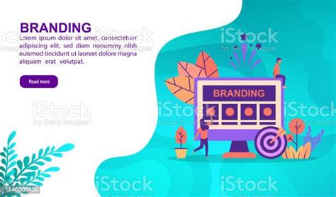 캐릭터와 브랜딩 일러스트 개념입니다 배너 프레젠테이션 소셜 미디어 포스터 광고 및 프로 모션에 대 한 템플릿 개념에 대한 스톡