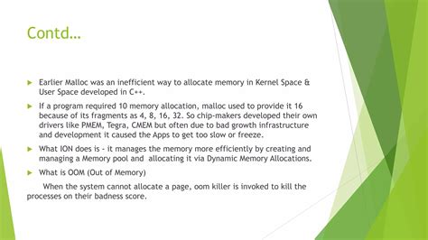 Linux Memory Management With Cma Contiguous Memory Allocator Pptx