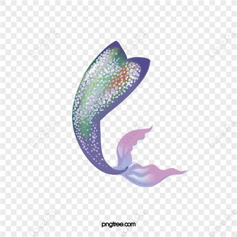 인어 일러스트 꼬리물고기보라색피시 Png 일러스트 무료 다운로드 Lovepik