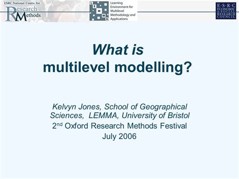 Presentation Multilevel Model