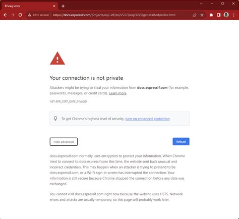 certificate expired idfgh 10844 · issue 12049