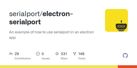 Electron Serialportpackagejson At Master · Serialportelectron