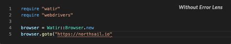 lean ruby ide switching from rubymine to vscode northsail