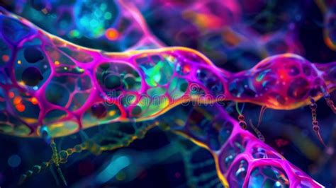 A Series Of Fluorescent Images Capturing The Journey Of A Single Molecule Through The Winding