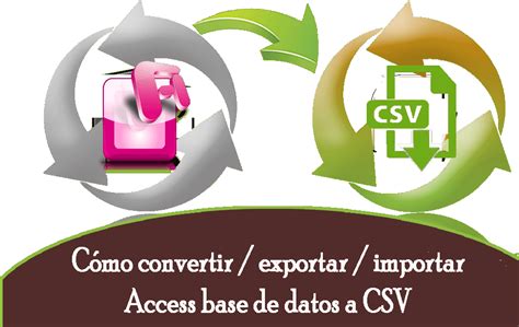 C Mo Convertir Una Base De Datos De Access A Un Archivo Csv Archives Blog De Reparacion Y