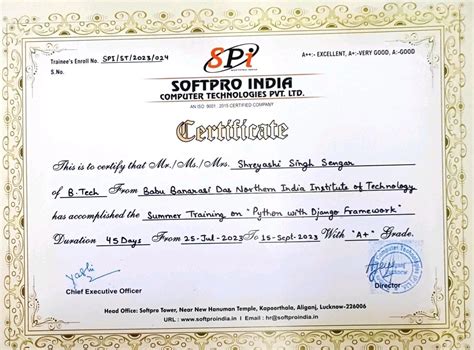 Shreyashi Singh Sengar On Linkedin Continuouslearning Certification