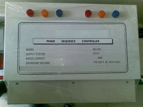 Phase Sequence Controller At Best Price In Amritsar Punjab Shakti Power Solutions Pvt Ltd