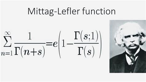 Mittag Leffler Function Problem Youtube