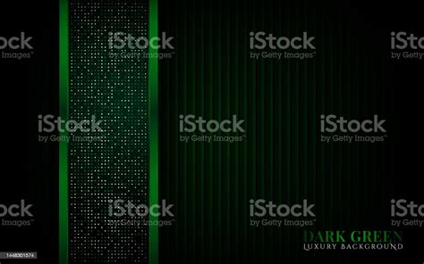 3d 녹색 럭셔리 추상 배경은 점이 반짝이는 효과 장식으로 어두운 공간에 레이어를 겹칩니다 배너 전단지 카드 표지 또는 랜딩 페이지에 대한 그래픽 디자인 요소 컷아웃 스타일