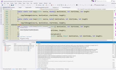 core 2 1 with azure keyvault system executionengineexception