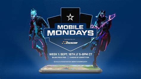 New Weekly Fortnite Tournaments Complexitys Mobile Mondays Resports