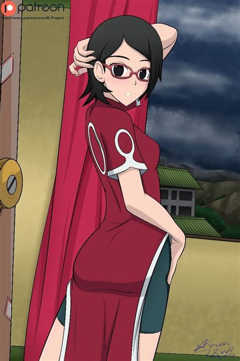 Sarada Uchiha Chicas Anime Chica Anime Personajes De Anime