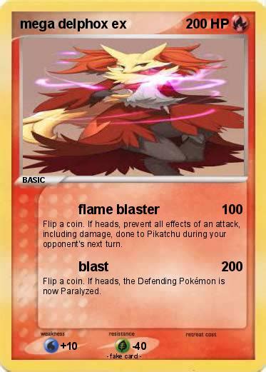 Delphox Ex Card