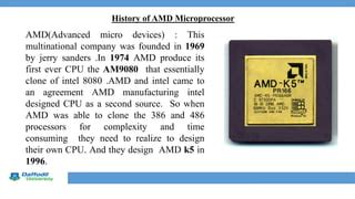 AMD Intel Latest Processor PPTX