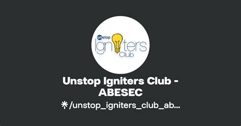 Unstop Igniters Club Abesec Instagram Linktree