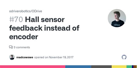 hall sensor feedback instead of encoder · issue 70 · odriverobotics